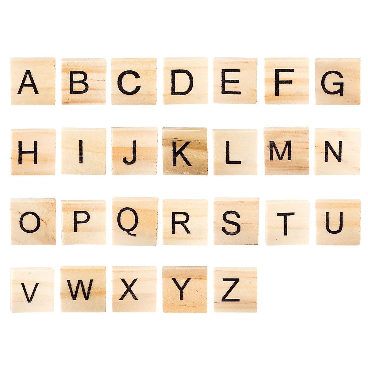 400 PCS Wood Scrabble Tiles DIY Wooden Scrabble Letters for Spelling Wood Tile Game