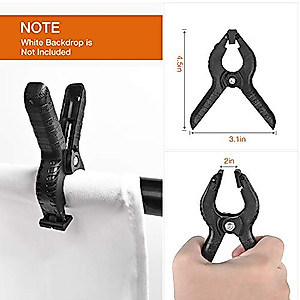 Yesker 8.5X10ft Background Stand Backdrop Support System Kit Photo Video Studio Adjustable Backdrop Stand for Photoshoot Photography Parties Wedding with Carrying Bag