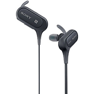 Sony Premium Splashproof Bluetooth Wireless Extra Bass Sports in-Ear Noise-Canceling Headphones