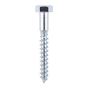 TIMco 0850CSC BZP Coach Screw 8 x 50 - Zinc (Box of 100)