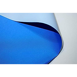 USA Fabric Store Process Blue Adhesive Poly Pro Twill Jersey Sportswear Apparel Applique Craft Fabric 50" Wide by The Yard