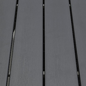 FANYE 5 Pieces All Weather Outdoor Patio Furniture Conversation Sets PE Wicker Rattan Sectional Couch Include 1 Table, 2 Sofas, 2 Ottomans and 3 Pillows Corner, Dark Gray