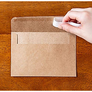 Sweetzer & Orange, A4 Brown Envelopes Self Seal. 100x Envelope and Box. Mailing Envelopes 4x6 (4.25 x 6.25 in.) Kraft 150gsm Self Sealing Envelopes, Blank 4x6 Envelopes for Invitations and Wedding