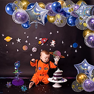 26pcs Twinkle Little Star Balloon Decoration for Galaxy Birthday Party Balloon Banquet Celestial Universe Starry Night Shooting Star Theme Anniversary Engagement Bridal Shower Graduation Party Supplies