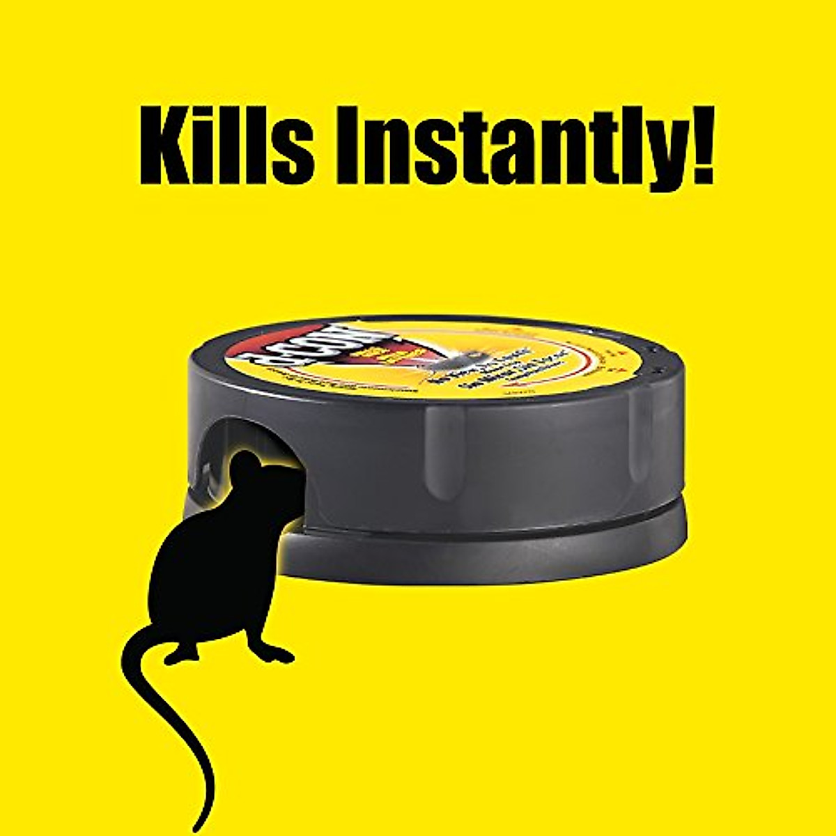 D-Con No View, No Touch Covered Mouse Trap, 6 Pack (2 Traps Each) (Packaging May Vary)