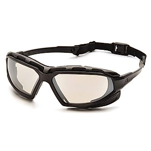 Pyramex SBG5080DT Highlander Safety Glasse Blk-Gry In/Out Mir Anti Fog (12 Pair)