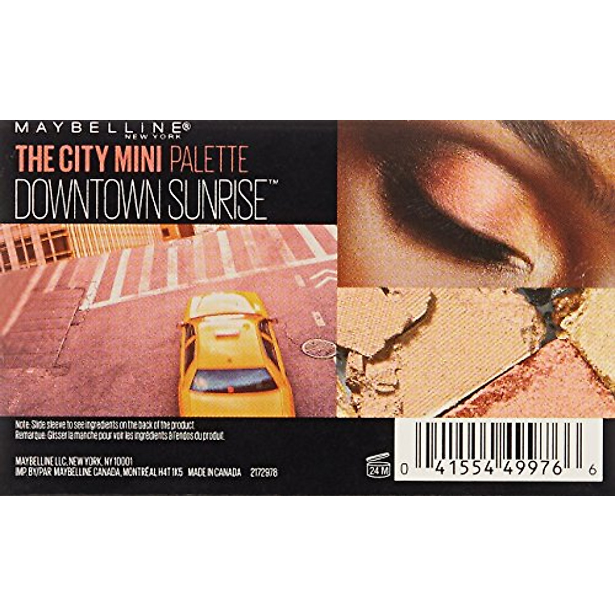 Maybelline New York Makeup The City Mini Eyeshadow Palette, Downtown Sunrise Eyeshadow, 0.14 oz