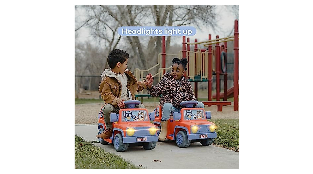 Bluey 6V Ride On Car for Kids - Safe & Fun Electric Toy