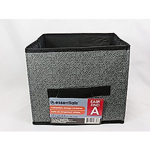 Lightweight Storage Bin with Pull Handle 9x9x8 Inches 22.9x22.9x20.3 Cm