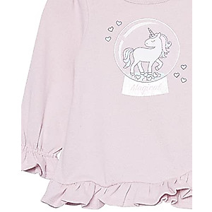 Kids Headquarters Baby Girls 2 Pieces Legging Set, Pink/Heather, 12M US