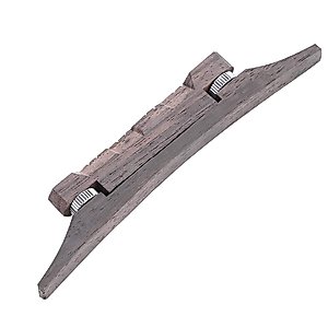 Rosewood Mandolin Bridge, Adjustable Rosewood Mandolin String Height Bridge Musical Instrument Accessory,Archtop Mandolin Bridge For Guitar Bass Mandolin Musical Parts Mandolin Bridg