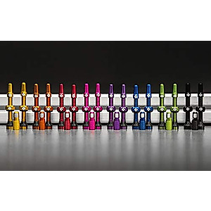 Muc Off 1051 Black Tubeless Presta Valves, 44mm - Premium No Leak Bicycle Valves with Integrated Valve Core Removal Tool