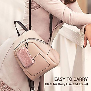 ULAK MP3 MP4 Player Case Bag Compatible with iPod Touch 7th/6th/5th Generation/Soulcker/Sandisk MP3 Player/G.G.Martinsen/Sony NW-A45 Fit for Earphones, USB Cable, Memory Cards, Glitter