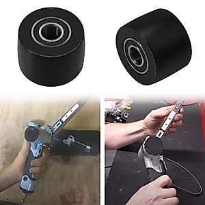 VIDABTE 3037PAR Pneumatic Belt Sander Bearing 3037 Pulley Assembly Fits for Astro Pneumatic Tool - Steel - Inc 1,2,3,61-2 Pcs