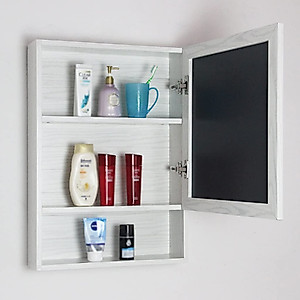 DSDD Medicine Cabinets Mirror Cabinet Bathroom Mirror Cabinet with Storage Cabinet Metal Mirror Wall-Mounted Storage Shelf Bathroom