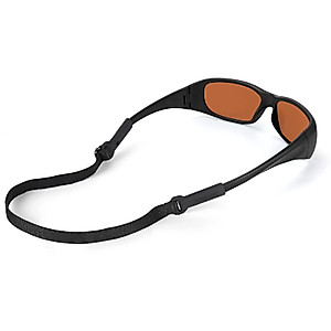 SHINKODA Sport Glasses Strap No Tail Sunglasses Retainer Eye Glass Elastic Band Black Safety Eyeglasses Head Strap 2 Pack Adjustable Straps for Glasses