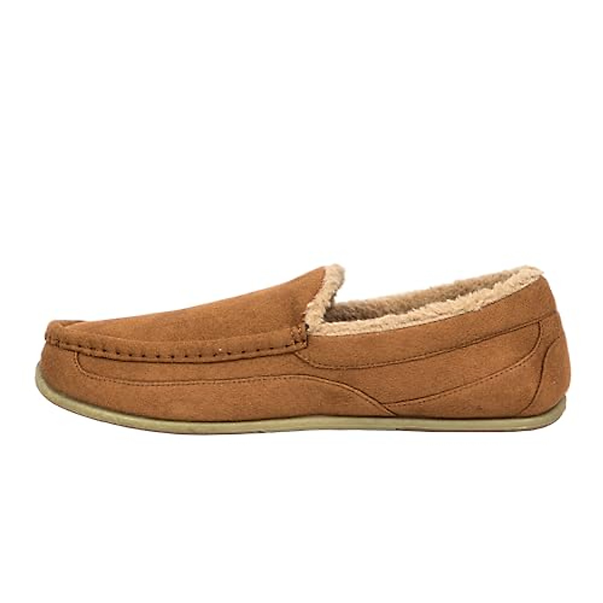 Deer Stags Men&#039;s Spun Slipper, Chestnut, 12 Wide