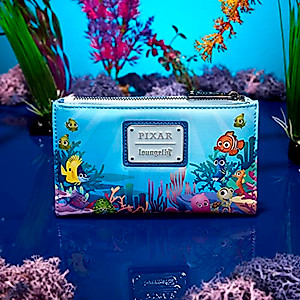 Loungefly Disney: Finding Nemo - Nemo and Friends Wallet with Collectible Bag, Amazon Exclusive