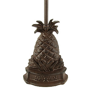 Treasure Gurus Heavy Cast Iron Pineapple Door Porter Door Stop with Carry Handle
