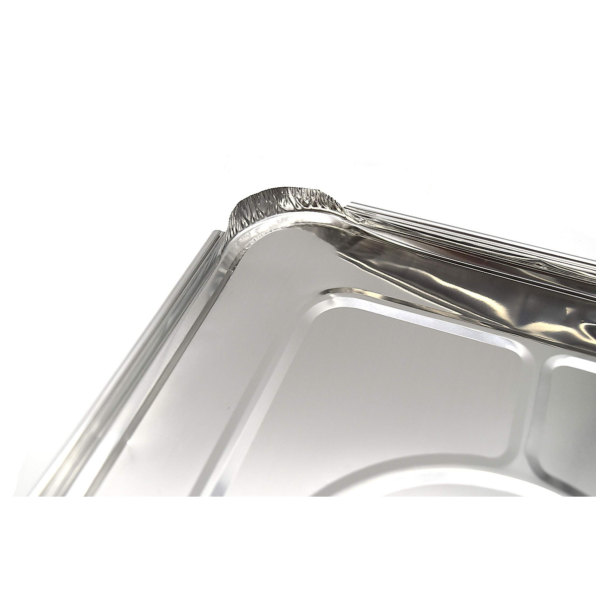 (35 Pack) Premium Lids for Chafing Pans 9" x 13" Half Deep Pans l Top Choice Disposable Heavy Duty Aluminum Foil Tin Pan Lid Perfect for Roasting Potluck Catering Party BBQ Baking Cakes Pie