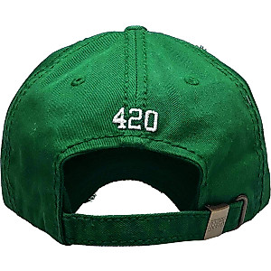 KBVT-1062 KGN Marijuana Leaf MJ Mary Jane Smoking Happy Collection Dad Hat Baseball Cap Polo Style Adjustable Unisex