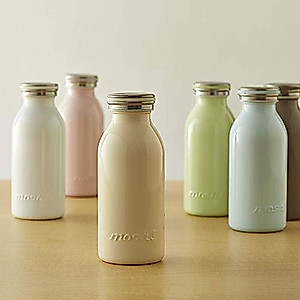 Water Bottle, Vacuum Insulated, Screw Type, Mug, Bottle, 1.2 fl oz (0.35 L), Turquoise, Mosh!