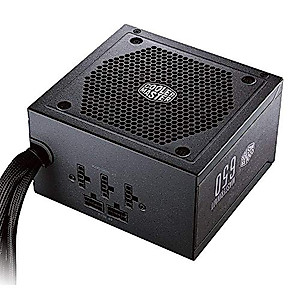 Cooler Master Watt 650 Watt Semifanless Modular Power Supply, 80 PLUS Bronze Certified Power Supply for Computers