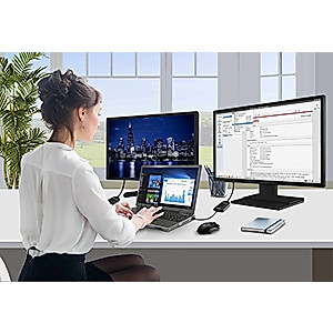 Diamond Multimedia BVU3500H USB/USB-C/TB3 to DVI/HDMI Video Graphics Adapter, Windows 11, 10, 8.1, 8, 7, XP, MAC OS and Android 5.0+