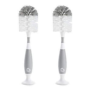 Munchkin® Bristle™ Bottle Brush, Grey, 2 Pack