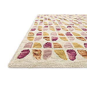 Justina Blakeney Hallu Area Rug, Ivory/Sunset