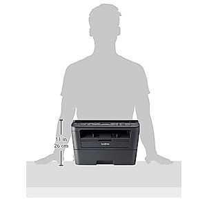 Brother DCPL2520DW Wireless Compact Multifunction Laser Printer and Copier, Amazon Dash Replenishment Ready