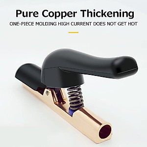 Stick Electrode Holder, 800A Heavy Duty Jaw Design Welder Holding Clamp with Non-slip Handle, Welding Rod holder Plier for Welding Machine