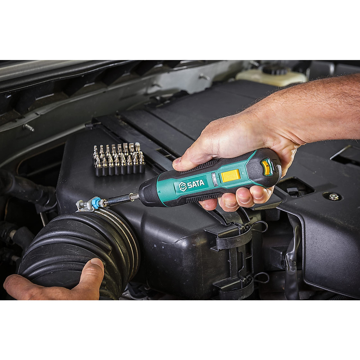 SATA 3.6 V 1/4" Cordless Screwdriver Kit - ST51010U