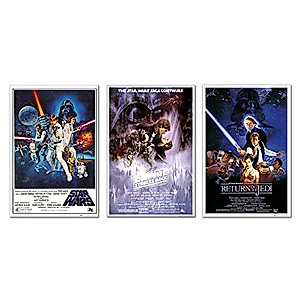 Star Wars Original Trilogy Classics Posters, 3 Full Size Posters, size each 24x36