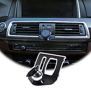 LLKUANG 360-Degree Rotary Cell Phone Holder Mobile Phone Mount Black(Magnet) for BMW 5 Series F11 F10 F07 2010-2016 (Black)