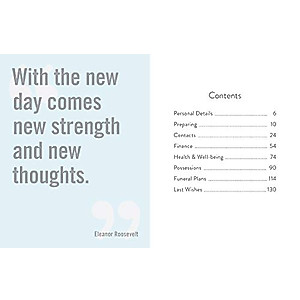 Final Wishes: A Journal for Reflections on Life and Guidance for Settling Your Affairs