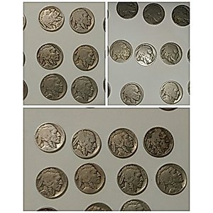 1-Roll of 40 Each- ALL Dateless Buffalo Nickels 1913-1938