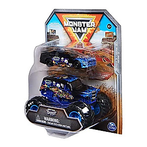 Monster Jam Official 1:64 Scale Diecast 2-Pack Monster Truck and Race Car: Son-uva Digger