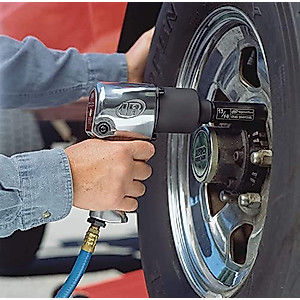 Ingersoll Rand 231C 1/2” Drive Air Impact Wrench – Lightweight, Max 600 ft-lbs Torque Output, Adjustable Power, Twin Hammer, Silver, 3.4 x 8.2 x 8.8 inches