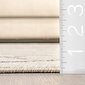 nuLOOM Nobu Modern Tribal Area Rug, 3' x 5', Beige