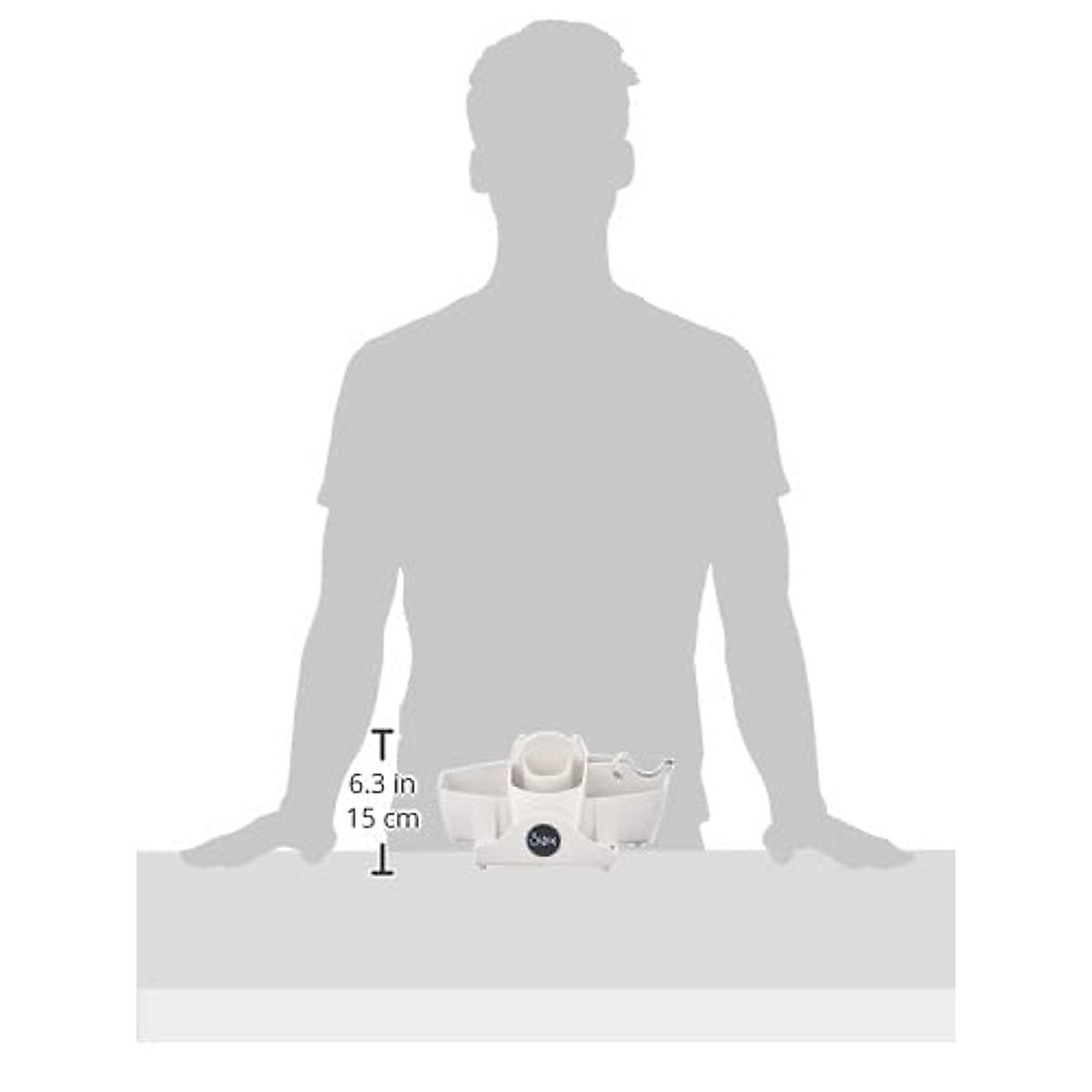 Sizzix (White), Big Shot Accessory Tool Caddy, 661081 11 inches x 5.25 inches x 4.5 inches