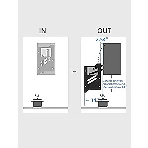 HEEPOR Pull Down Shelf Upper Kitchen Wall Cabinet Storage Organizer (36inch Cabinet)