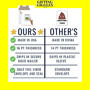 GIFTING GIGGLES Funny Happy Birthday Card for Dad – Great Happy Bday Gift for Father, Papa, Step Dad, Daddy, Padre | 30th 40th 50th 60th 70th 80th 90th