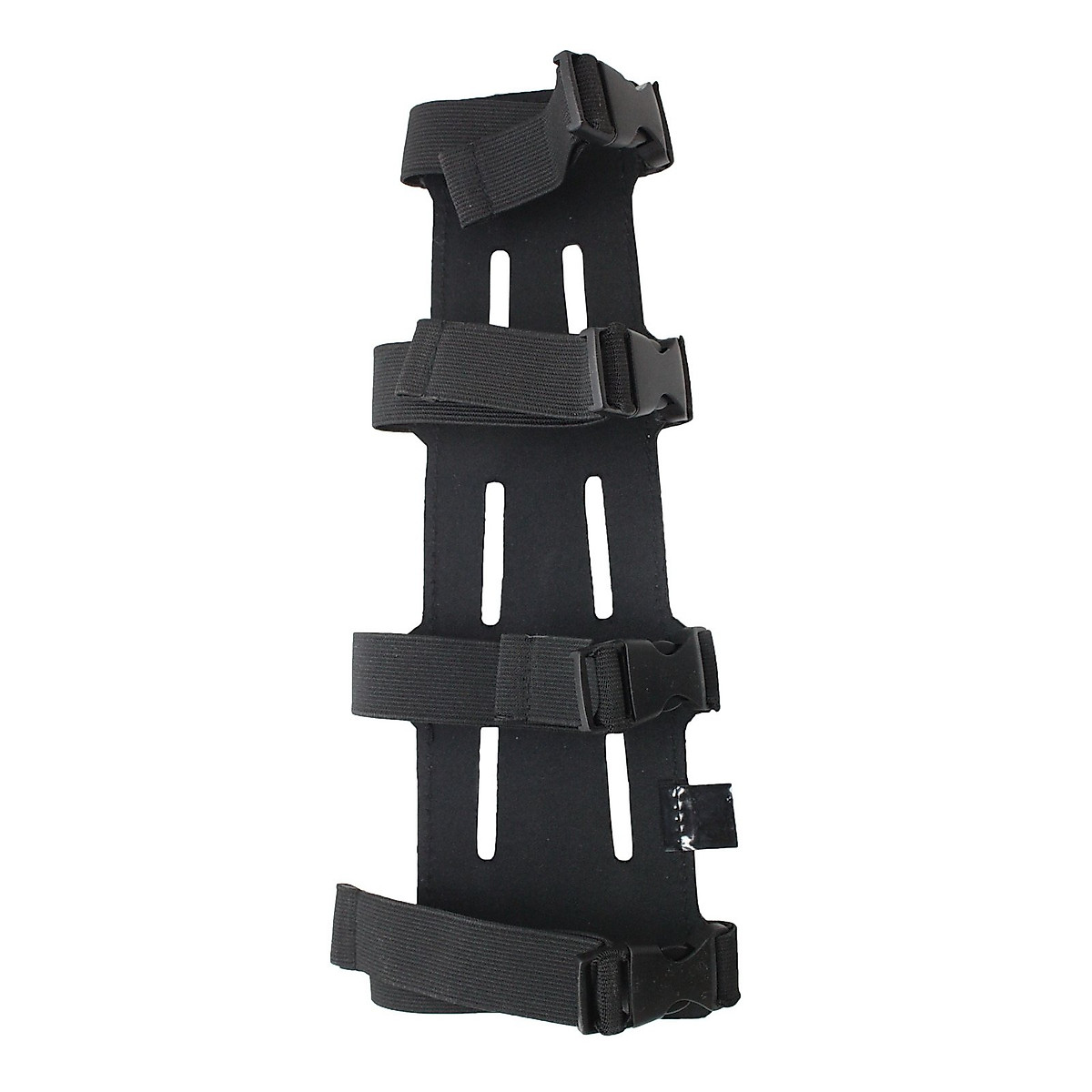 SAS 11.5" Black Extra Long Archery Armguard with 4-Strap Buckles