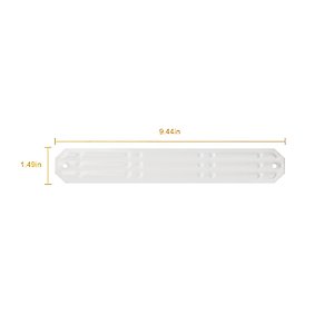 Gutter Downspout Strap downspout offset 3x4， Leader Strap 3x4 rain gutter downspout extension adapter (Leader Strap 3x4-2 pcs)