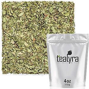Tealyra - Pure Lemon Verbena - Herbal Loose Leaf Tea - Hot or Iced - Relaxation - Calming - Digestive - Caffeine Free - All Natural - 112g (4-ounce)