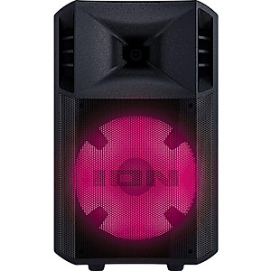 ION Audio - POWERGLOW 10" 200W 2-Way PA Bluetooth Speaker with Built-in Battery - Black