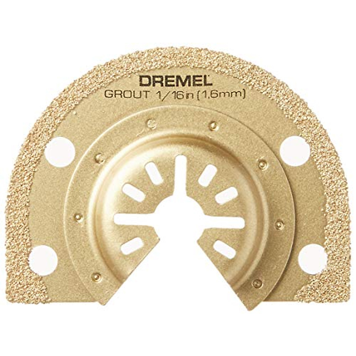 Dremel MM501 1/16-Inch Oscillating Multitool Blade for Grout Removal, Fast Cutting Carbide Accessory - Universal Quick- Fit Interface Fits Bosch, Makita, Milwaukee, and Rockwell