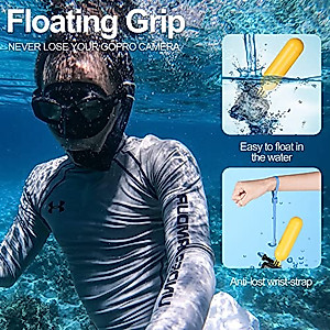 EMART Action Camera Accessories Kit for Gopro Hero 11 10 9 8 7 6 5 4 3+, 53 in 1 Go Pro Black Bundle, Mount Set for Go Pro Fusion Silver Max Session, Akaso, DJI Osmo