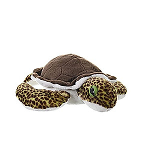 Wild Republic Sea Turtle Plush, Stuffed Animal, Plush Toy, Gifts for Kids, Cuddlekins 12 Inches , Green